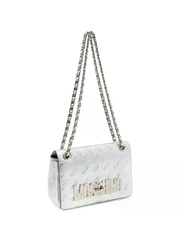 Moschino Embossed-logo Shoulder Bag