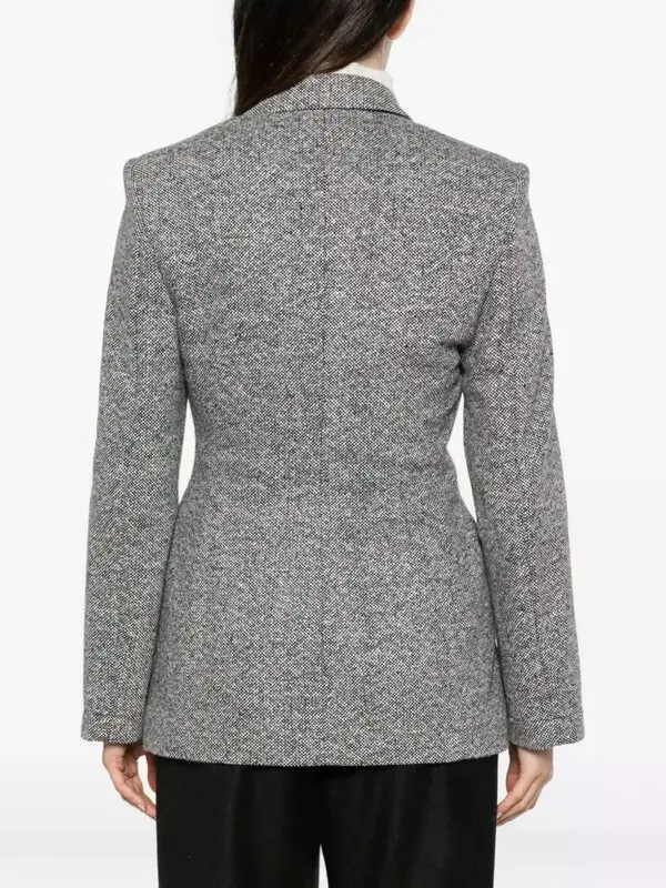 Emporio Armani Double-breasted Tweed Jacket