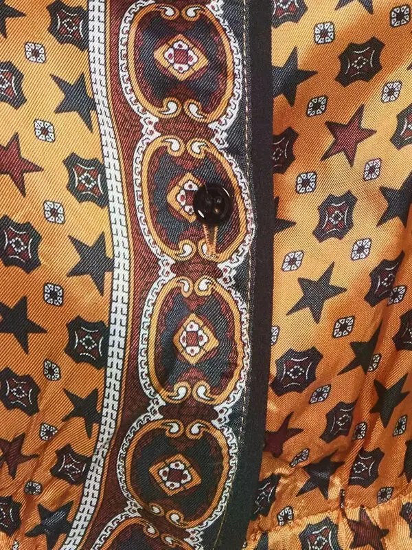 Sandro Patterned Cropped Shirt