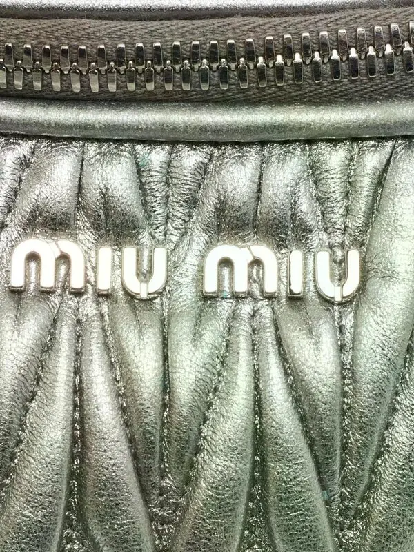 Miu Miu Matelassé Leather Belt Bag