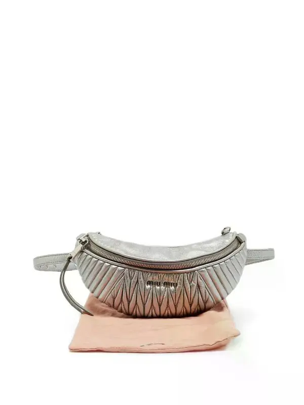 Miu Miu Matelassé Leather Belt Bag