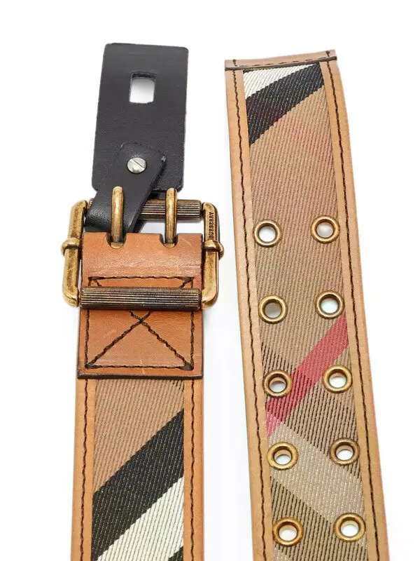 Burberry Nova Check Buckle Belt