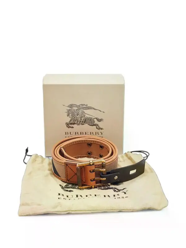 Burberry Nova Check Buckle Belt