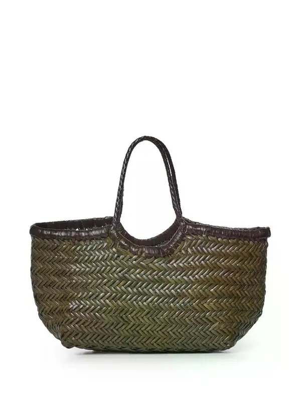 Dragon Diffusion Nantucket Small Bi-colour Khaki / Dark Brown Bag