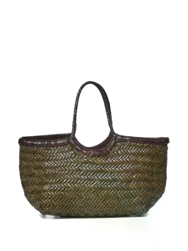 Dragon Diffusion Nantucket Small Bi-colour Khaki / Dark Brown Bag