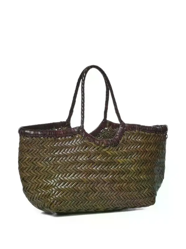 Dragon Diffusion Nantucket Small Bi-colour Khaki / Dark Brown Bag