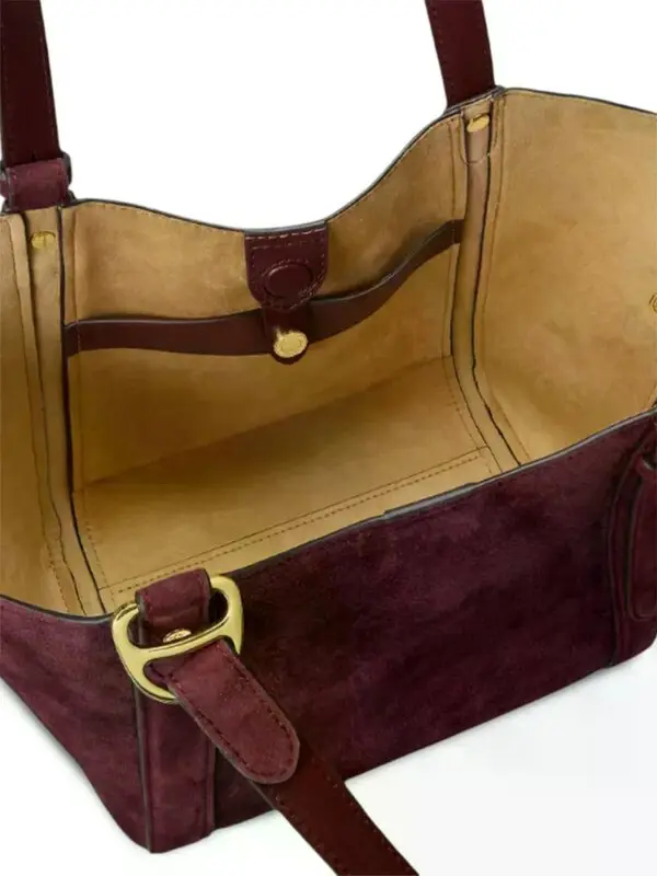 Ralph Lauren Tasha Suede Tote Bag