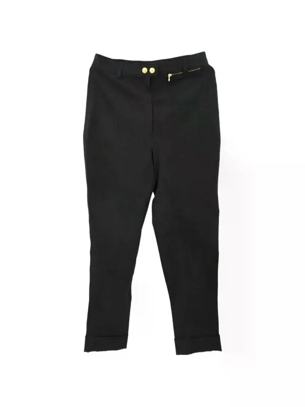 Gucci Logo-button Zip-pocket Trousers
