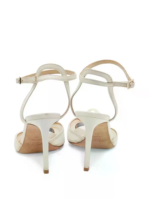JIMMY CHOO Sacora Lace Ankle-strap Sandals