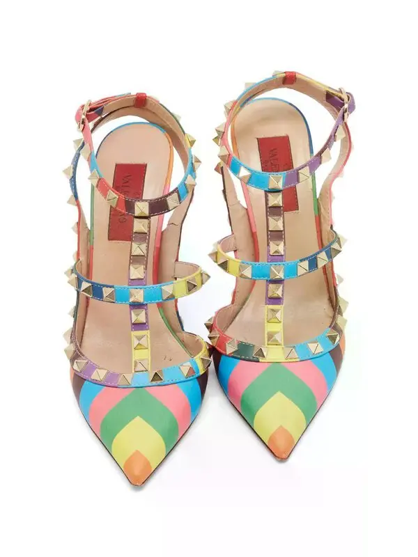 Valentino Garavani Rockstud Heeled Pumps - Blue