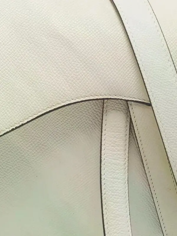 Dior 2023 Medium Saddle Shoulder Bag - White