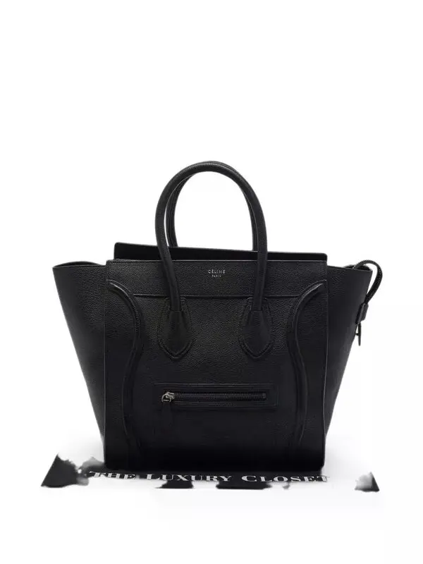 Celine 2015 Mini Luggage Leather Tote Bag