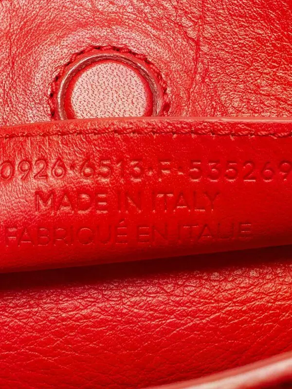 Balenciaga Papier A6 Side-zip Tote Bag - Red