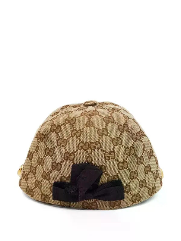 Gucci Gg Torchon Monogram Riding Cap