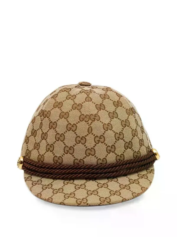 Gucci Gg Torchon Monogram Riding Cap