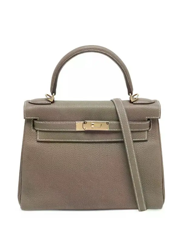 Hermès 2022 Kelly Retourne Tote Bag - Grey