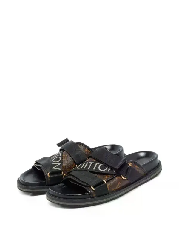 LOUIS VUITTON Honolulu Monogram Sandals - Brown