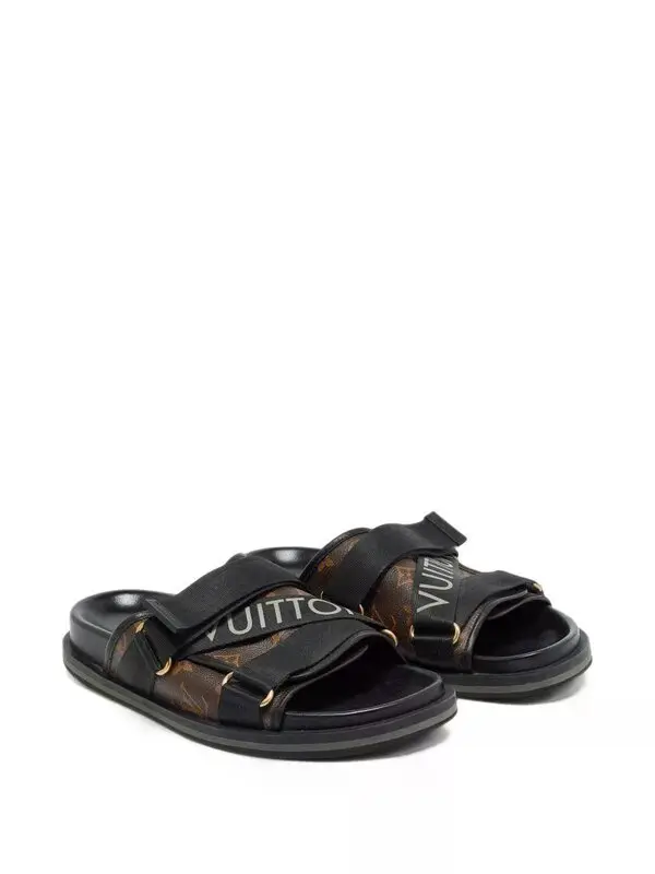 LOUIS VUITTON Honolulu Monogram Sandals