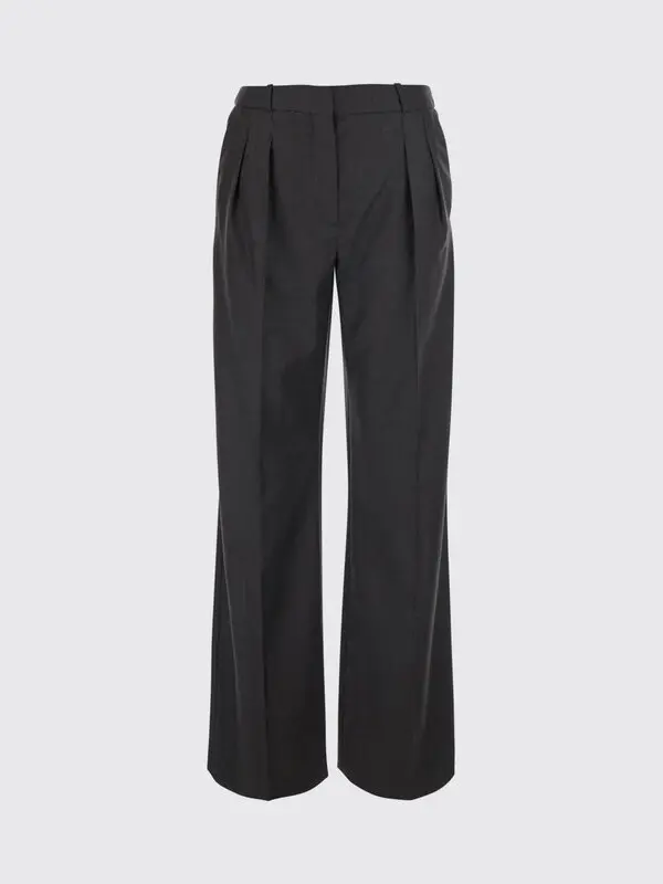 Loulou De Saison Wide-leg Sartorial Virgin Wool Trousers