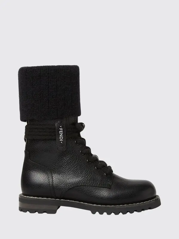 Fendi Flat Ankle Boots Colour