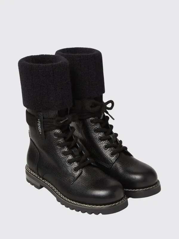 Fendi Flat Ankle Boots Colour