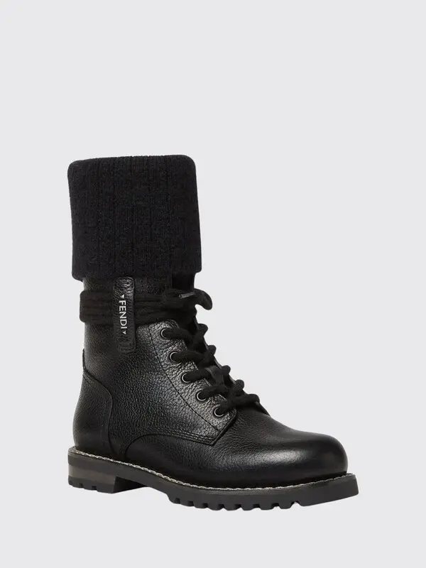 Fendi Flat Ankle Boots Colour
