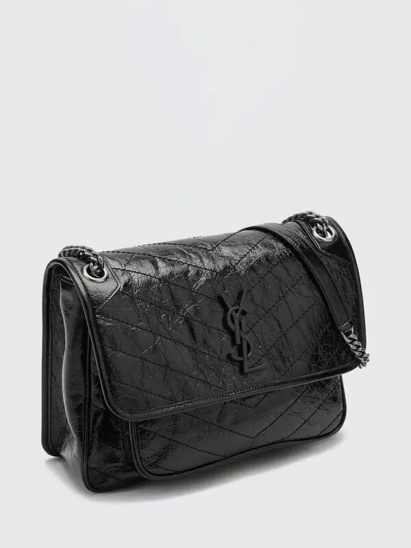 Saint Laurent Medium Niki Crossbody Bag In Chevron Calfskin