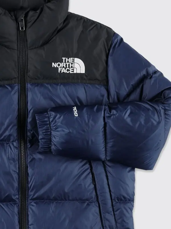 The North Face Quilted Waterproof Nylon Puffer Jacket With High Neck And Logo