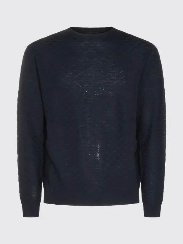 Giorgio Armani Pure Virgin Wool Long-sleeved Crewneck Sweater