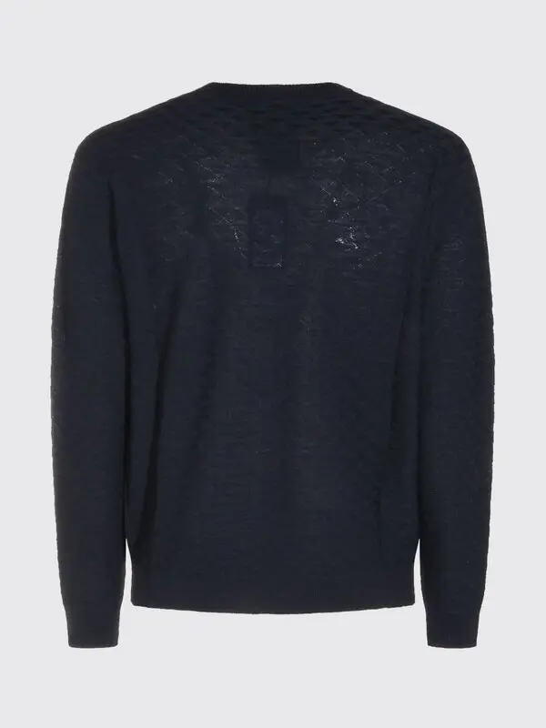 Giorgio Armani Pure Virgin Wool Long-sleeved Crewneck Sweater