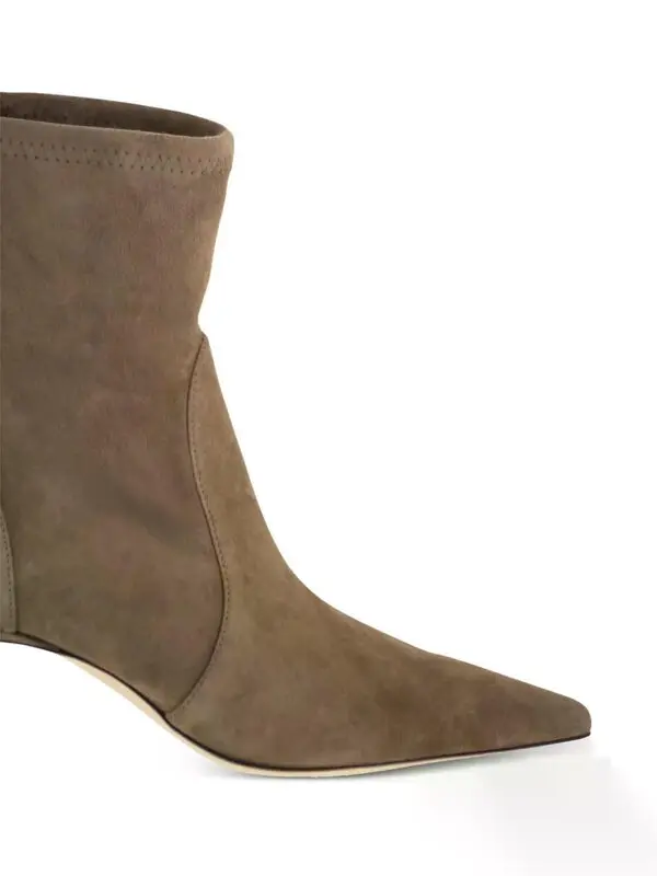STUART WEITZMAN Vinnie Suede Ankle Boots