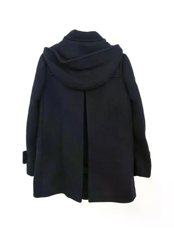 Miu Miu 2016 Duffel Toggle-fastening Hooded Coat