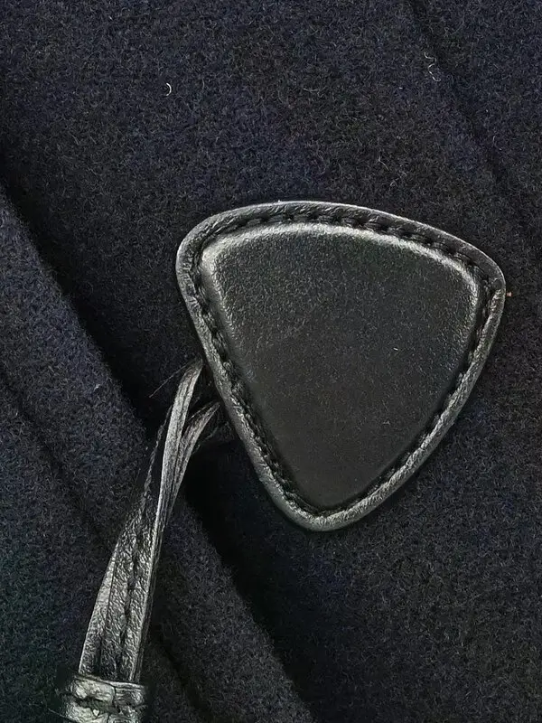 Miu Miu 2016 Duffel Toggle-fastening Hooded Coat
