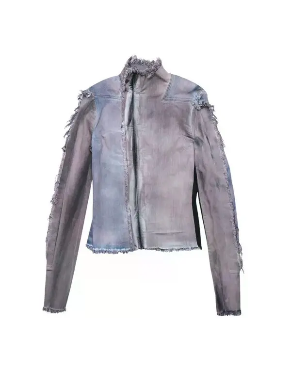Rick Owens Gary Frayed Denim Jacket