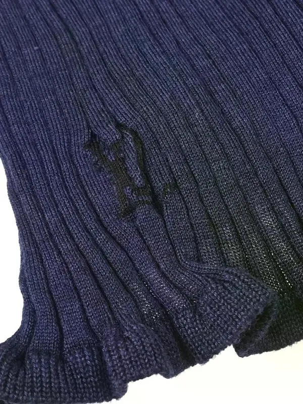 LOUIS VUITTON 2019 Ribbed Long-sleeve Top