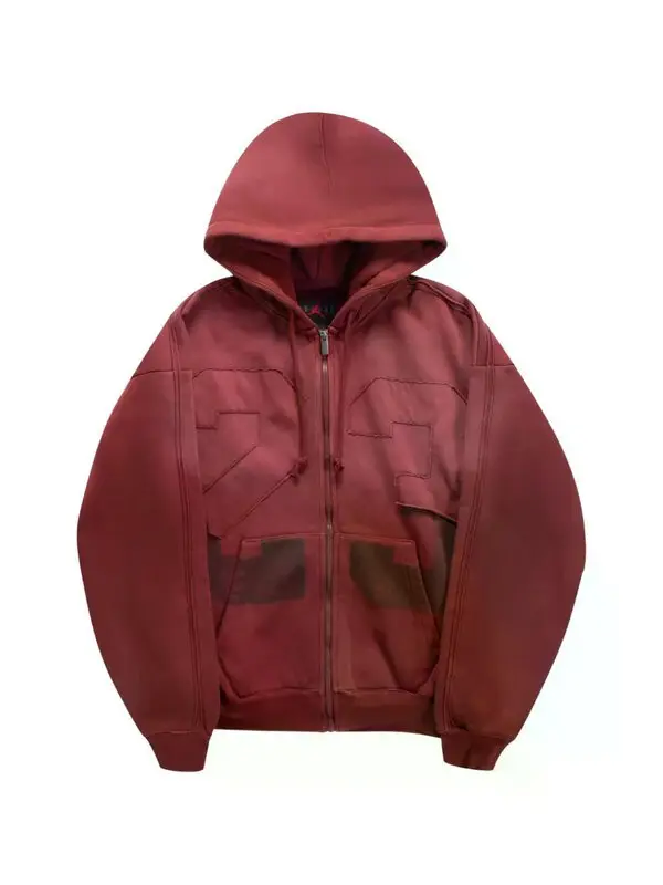 JORDAN Logo-patch Zip-up Hoodie