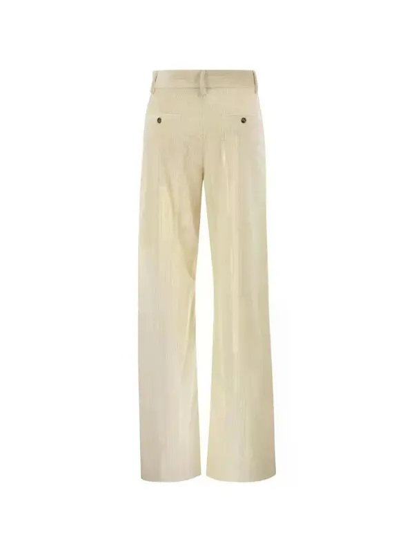 Max Mara Corduroy Wide-leg Trousers