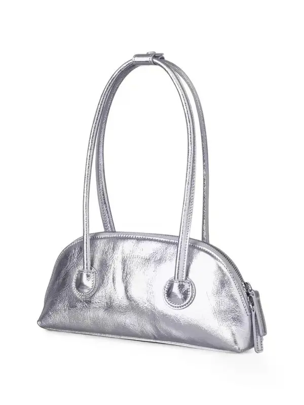 MARGESHERWOOD Mini Crinkled-leather Crescent Tote Bag