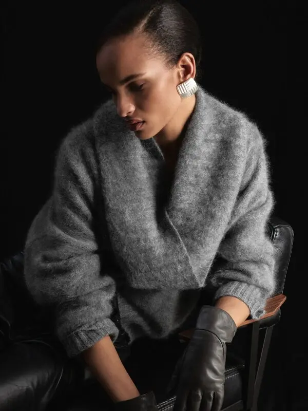 ATELIER Brushed Cashmere Cowl-neck Jumper