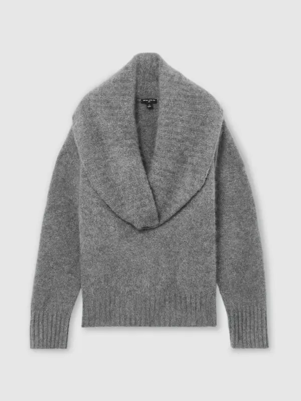 ATELIER Brushed Cashmere Cowl-neck Jumper