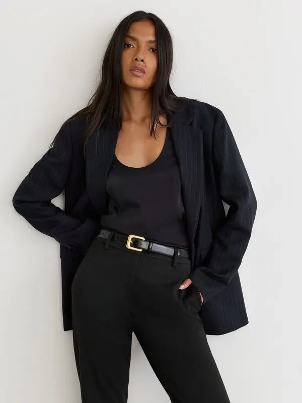 REISS Straight-leg Side-adjuster Trousers