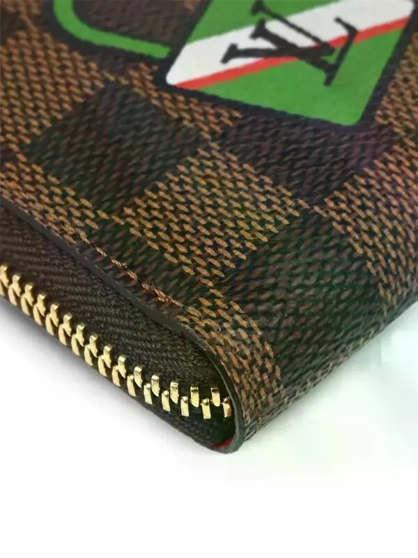 LOUIS VUITTON Damier Ebene Stories Wallet