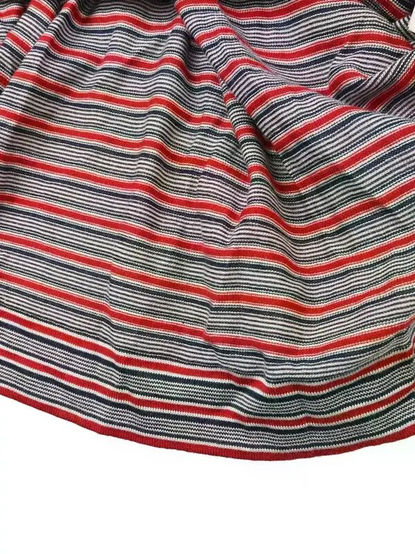 LOUIS VUITTON 2018 Striped Short-sleeve Polo Shirt