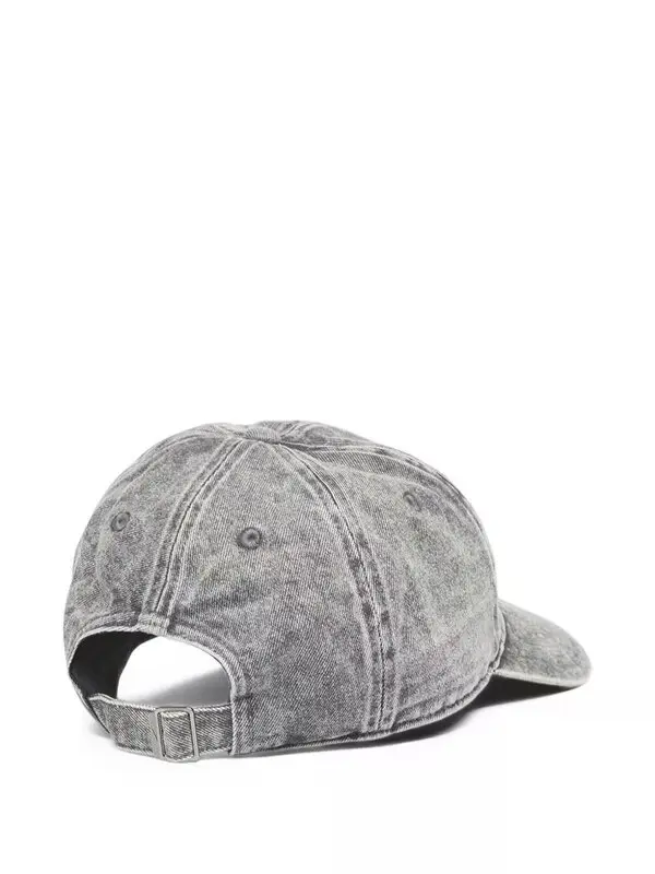 Nike Acid-wash Logo-patch Baseball Cap - Grey