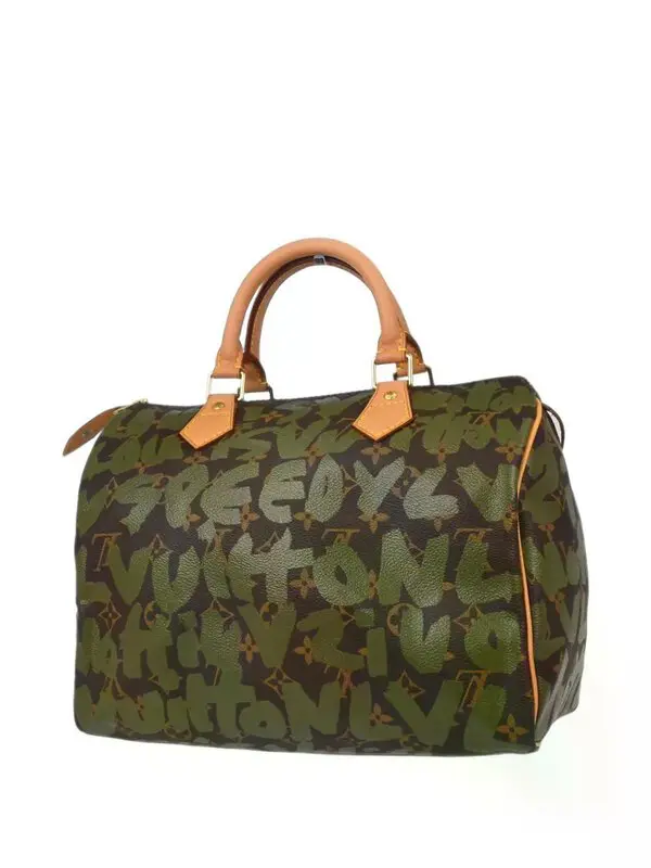 LOUIS VUITTON Speedy 30 Monogram Graffiti Tote Bag