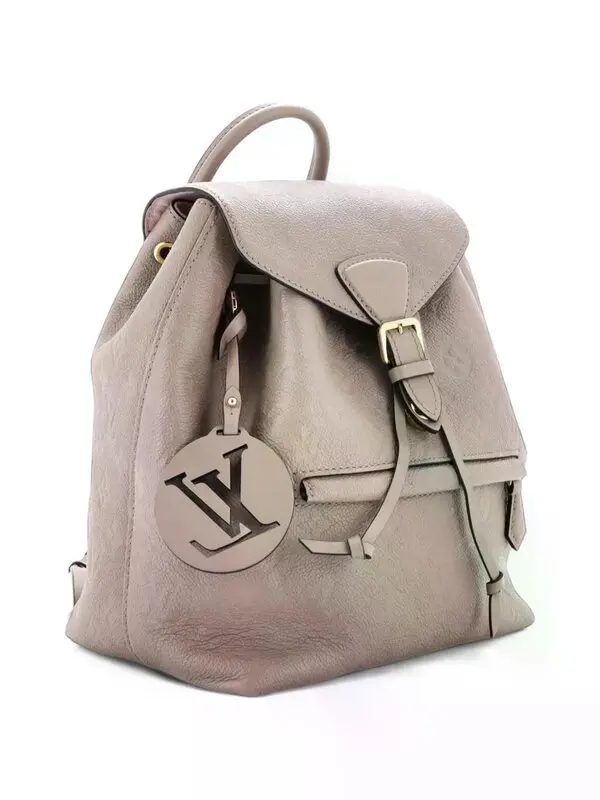 LOUIS VUITTON Montsouris Nm Monogram Empreinte Leather Pm Backpack