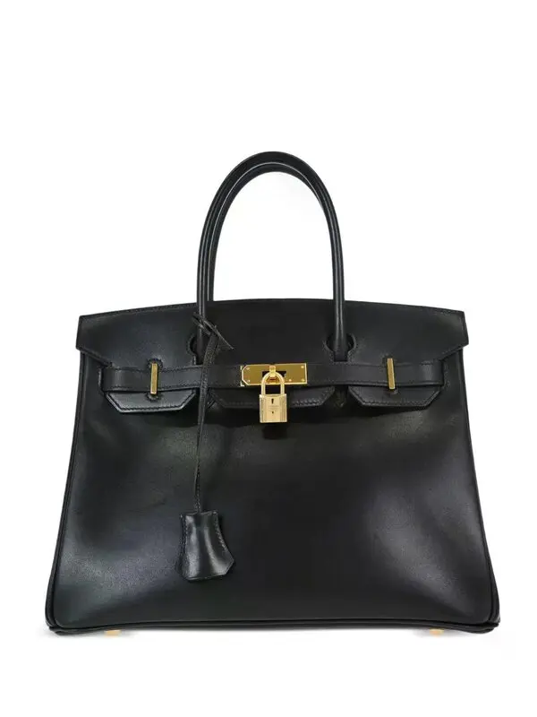 Hermès 1998 30 Birkin Handbag - Black