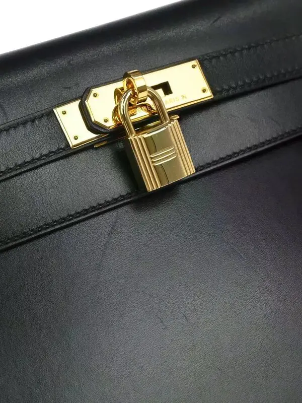 Hermès 1999 Kelly 32 Sellier Tote Bag - Black