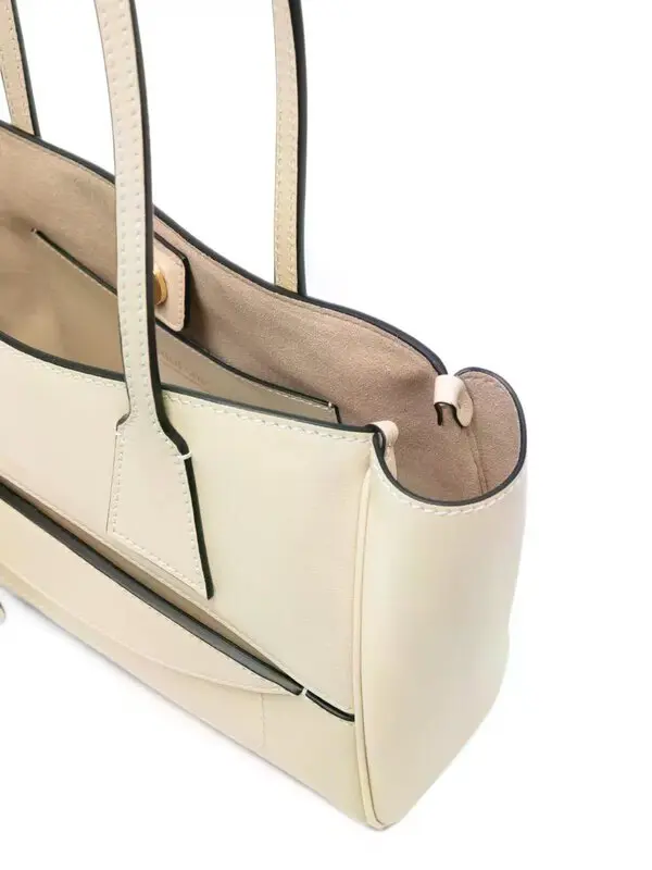 HIDESINS Layered-panel Leather Tote Bag