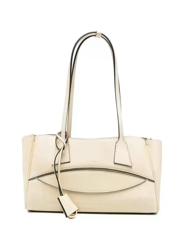 HIDESINS Layered-panel Leather Tote Bag